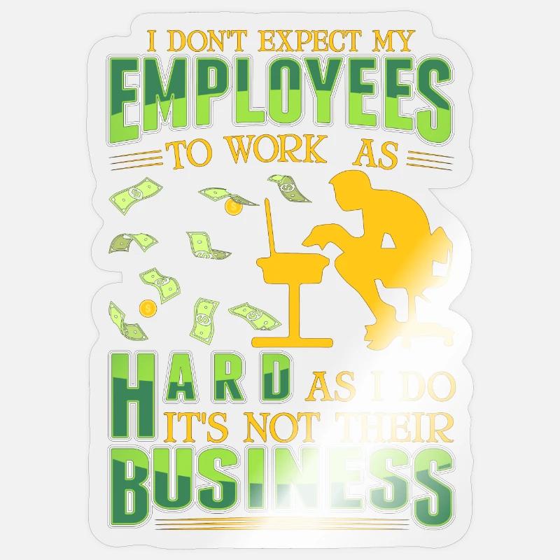 Employees Stickers | Unique Designs | Spreadshirt