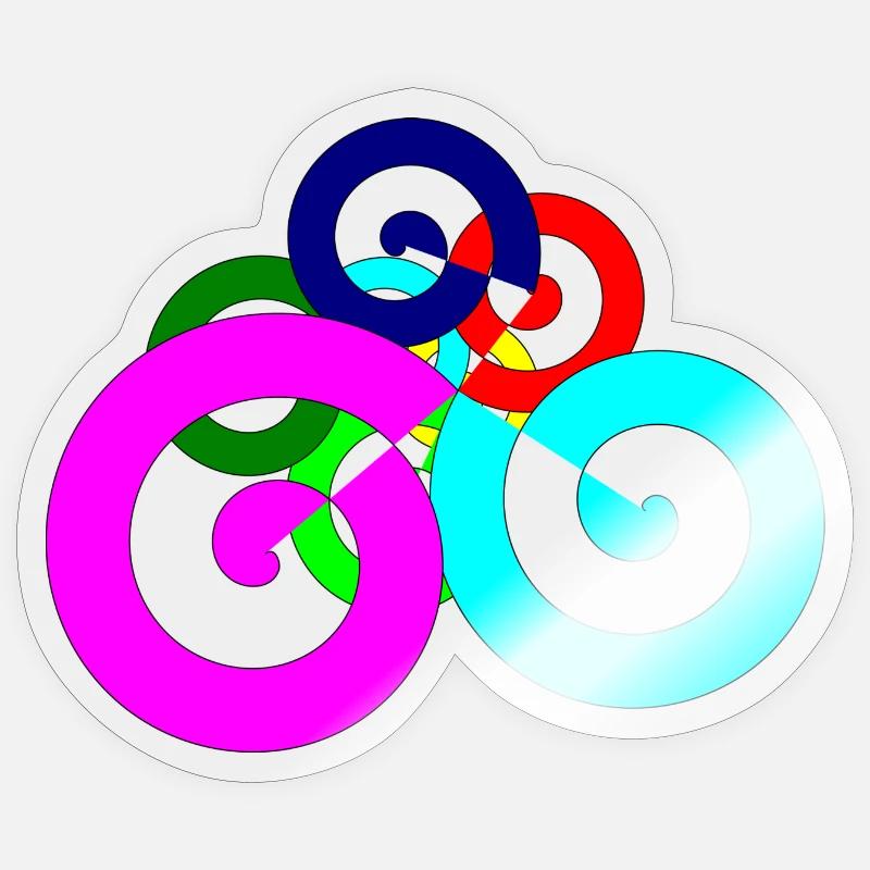Spirale Stickers | Unique Designs | Spreadshirt