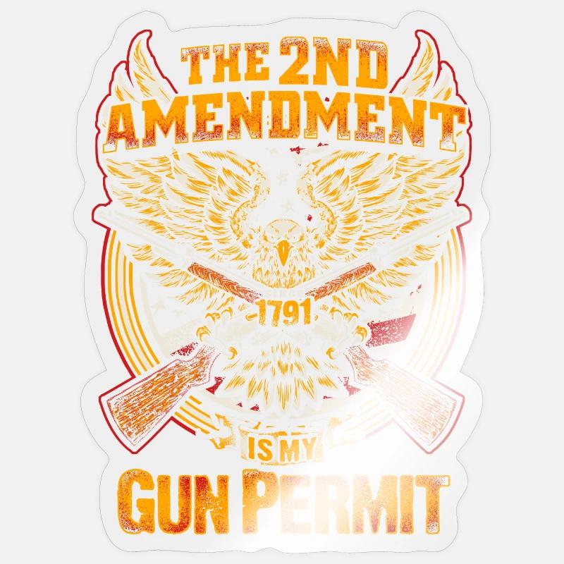 2nd-amendment-my-gun-permit Stickers | Unique Designs | Spreadshirt