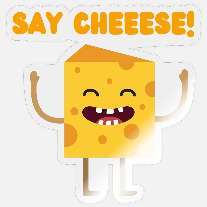 Cheeese Stickers | Unique Designs | Spreadshirt