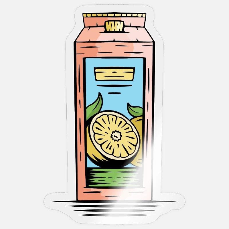 Orange Juice Stickers | Unique Designs | Spreadshirt