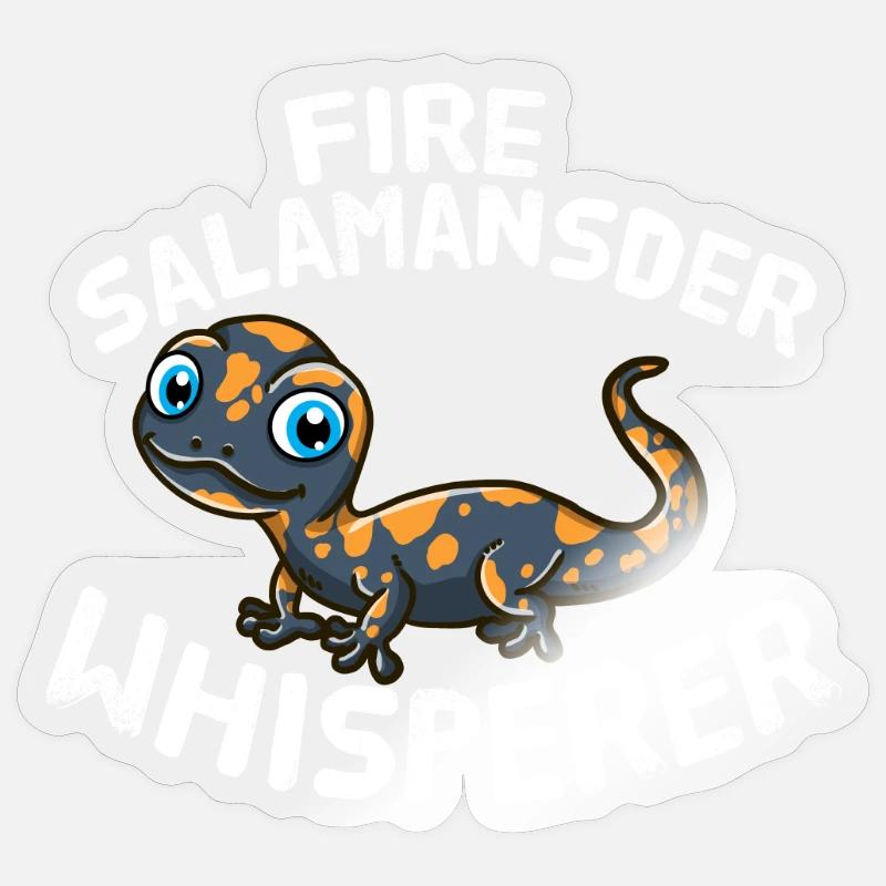 Fire Salamander Stickers | Unique Designs | Spreadshirt