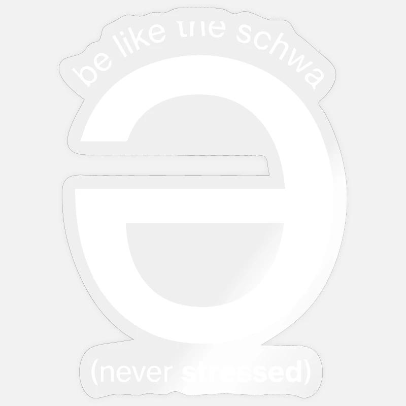 Schwa Stickers | Unique Designs | Spreadshirt