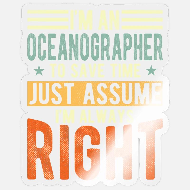 Oceanographic Stickers | Unique Designs | Spreadshirt