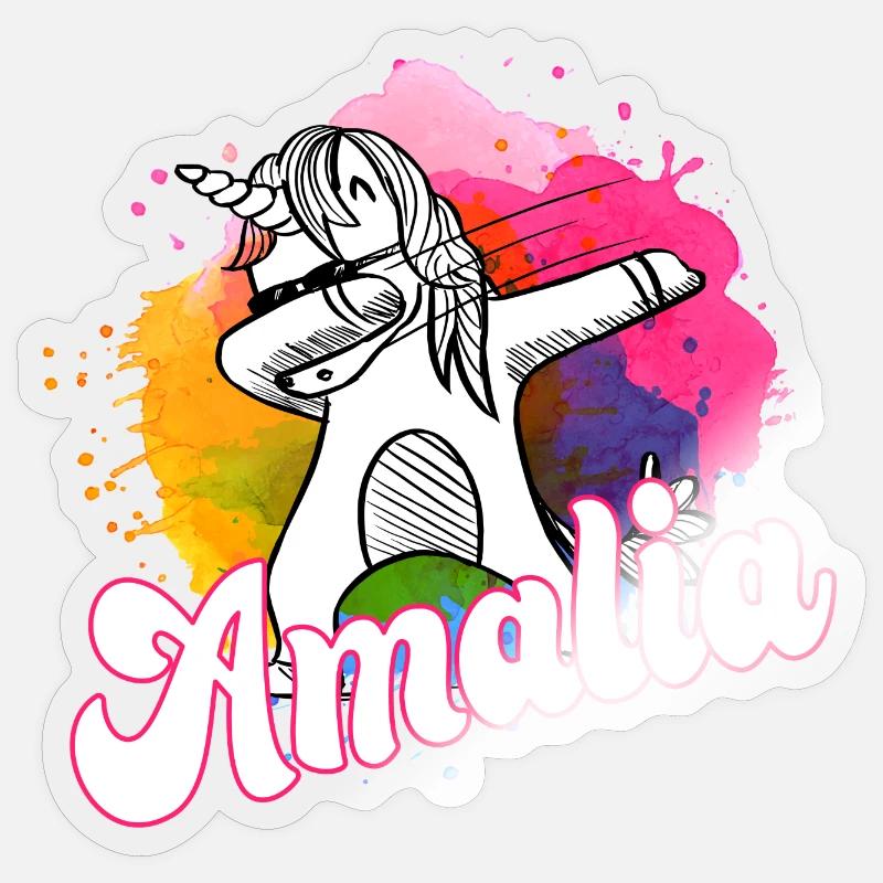 Amalia Stickers | Unique Designs | Spreadshirt