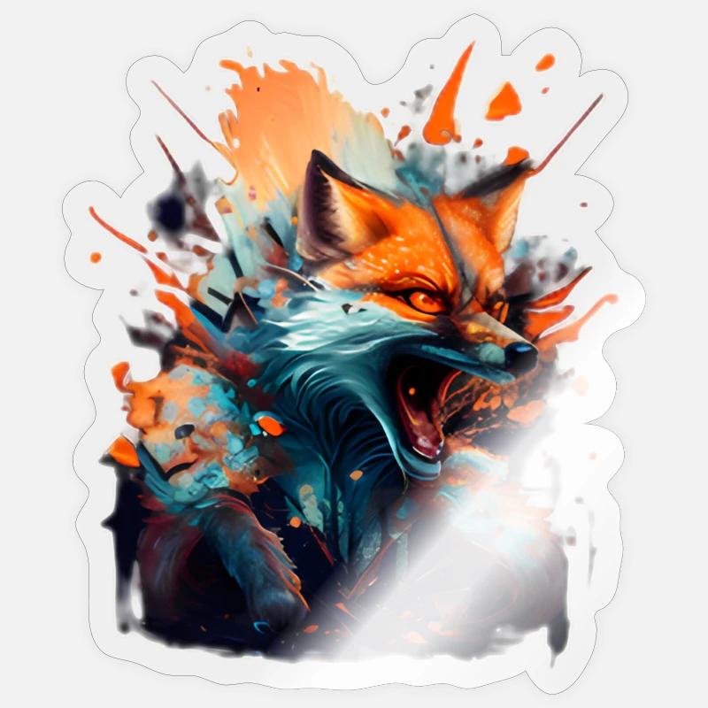 Ferociousness Stickers | Unique Designs | Spreadshirt