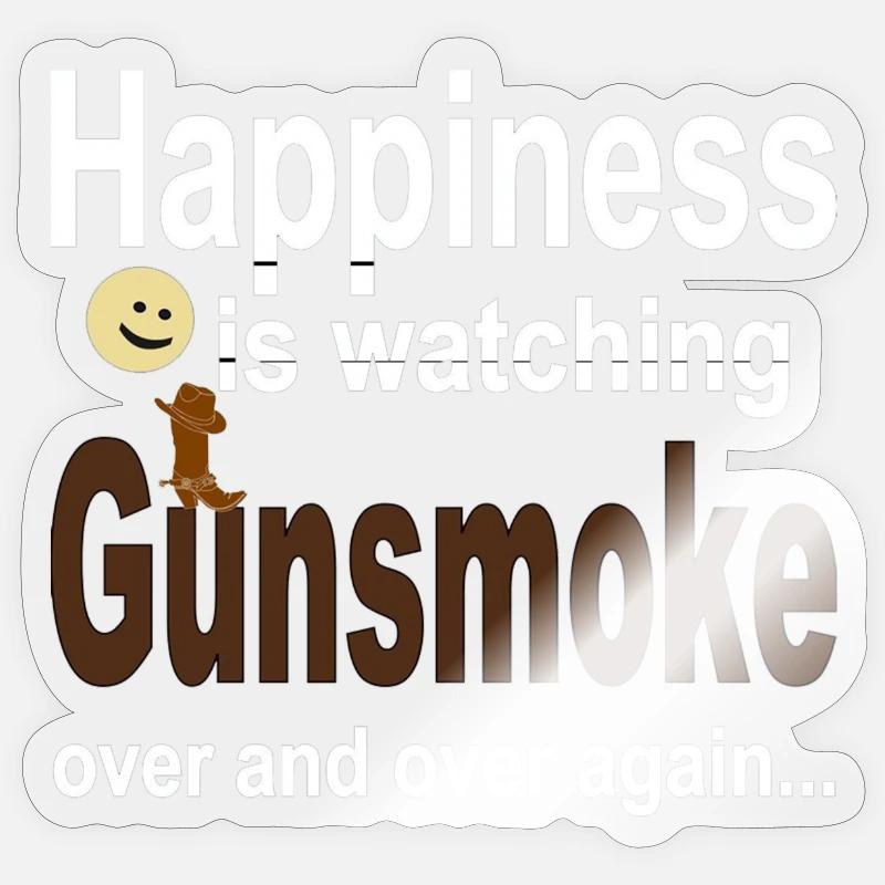 Gunsmoke Stickers | Unique Designs | Spreadshirt