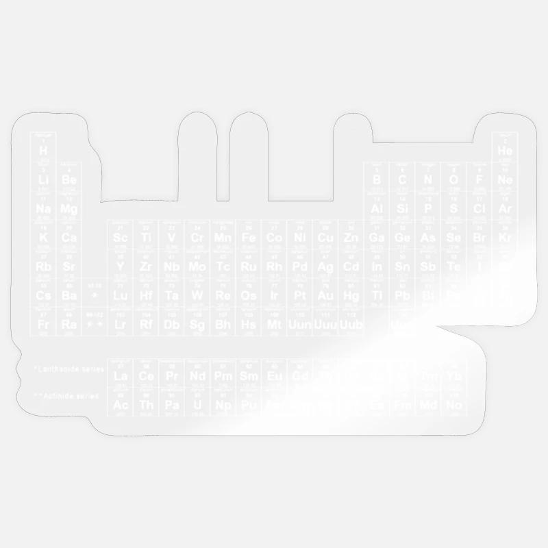 Periodic-table-of-elements Stickers | Unique Designs | Spreadshirt