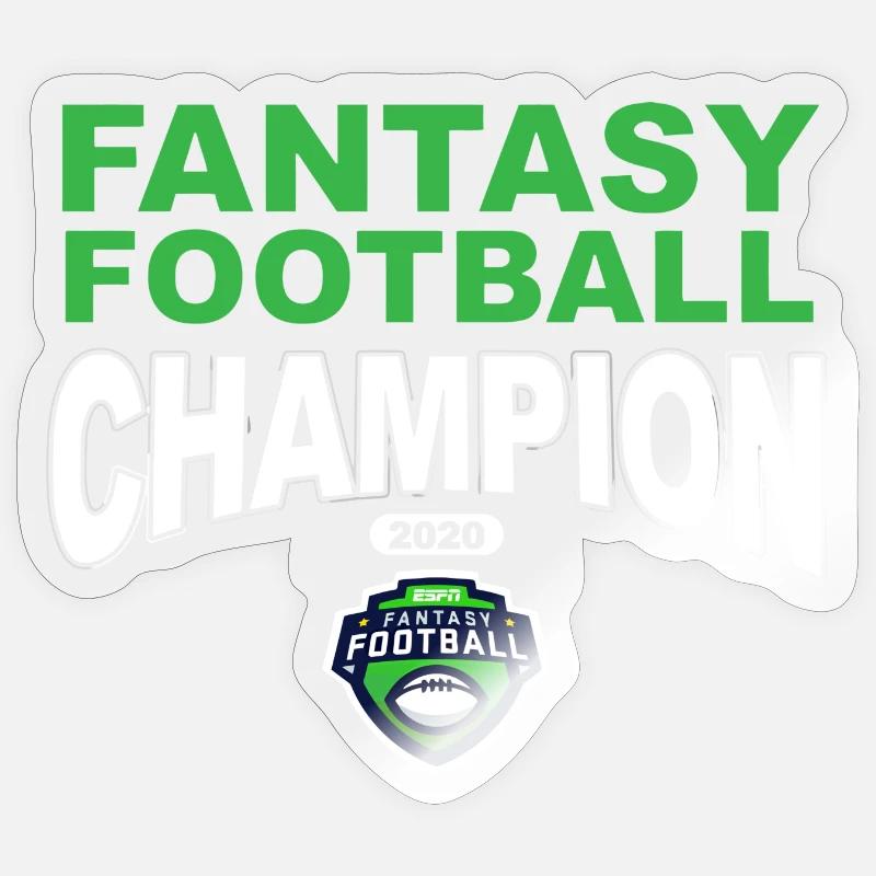 BACK TO BACK FANTASY FOOTBALL Fantasy Football Sticker