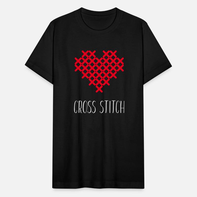 Cross-stitch T-Shirts | Unique Designs | Spreadshirt