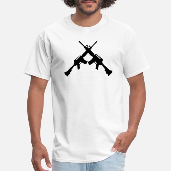 Crossed M4 Silhouette