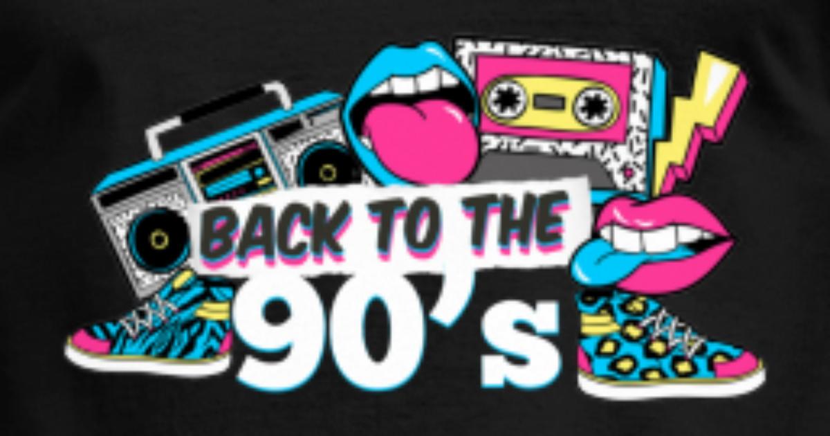 'Old School - Back To The 90's' Men's T-Shirt | Spreadshirt