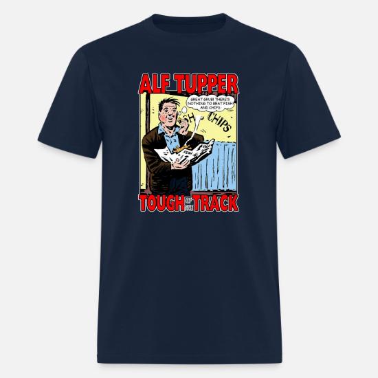 Alf Tupper Tough of the Track Comic Fish & Chips Men's T-Shirt ...
