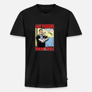 Alf Tupper Tough of the Track Comic Fish & Chips Men’s Premium T-Shirt ...