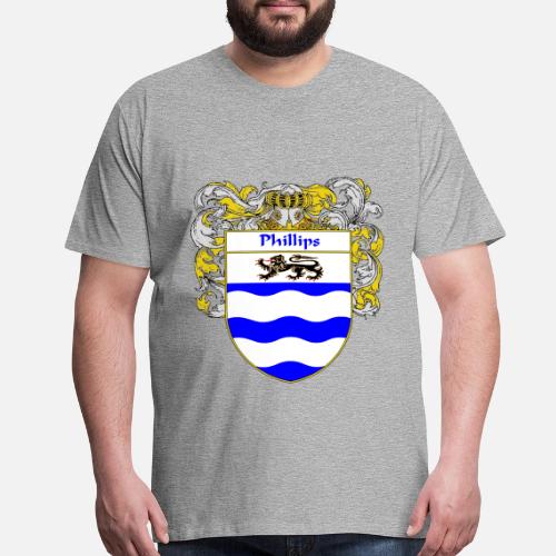 Phillips coat of arms mantled Men s Premium T Shirt Spreadshirt phillips-coat-of-arms-mantled-men-s-premium-t-shirt-spreadshirt