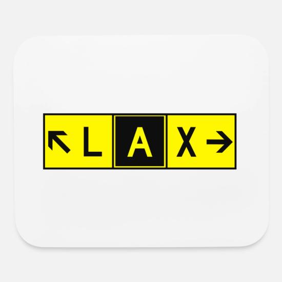 LAX Airport Taxiway Direction Sign Array RWY Mouse Pad | Spreadshirt