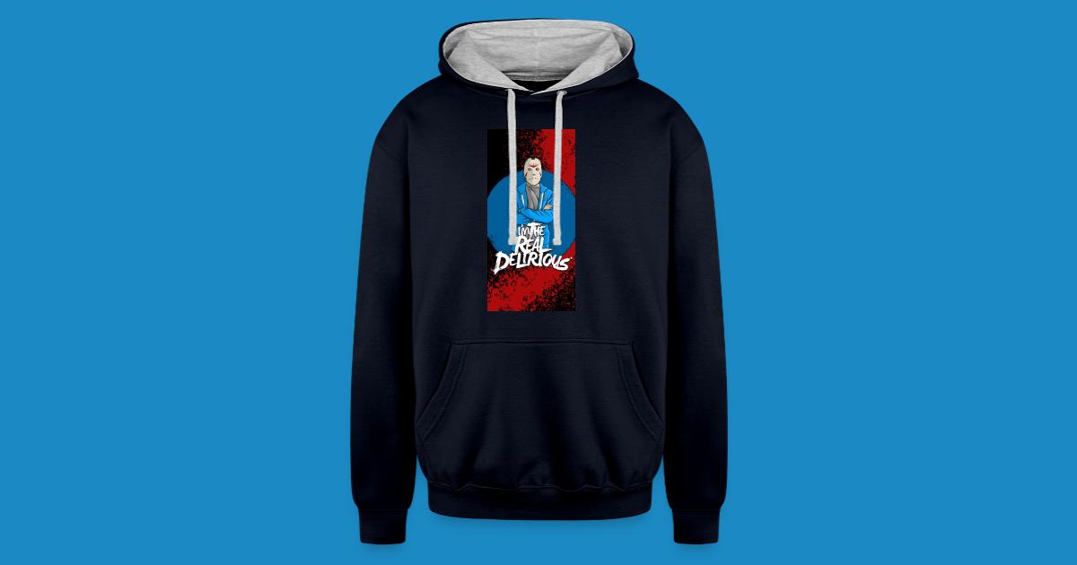 Unisex Contrast Hoodie | Delirious Loot - h2o delirious shop