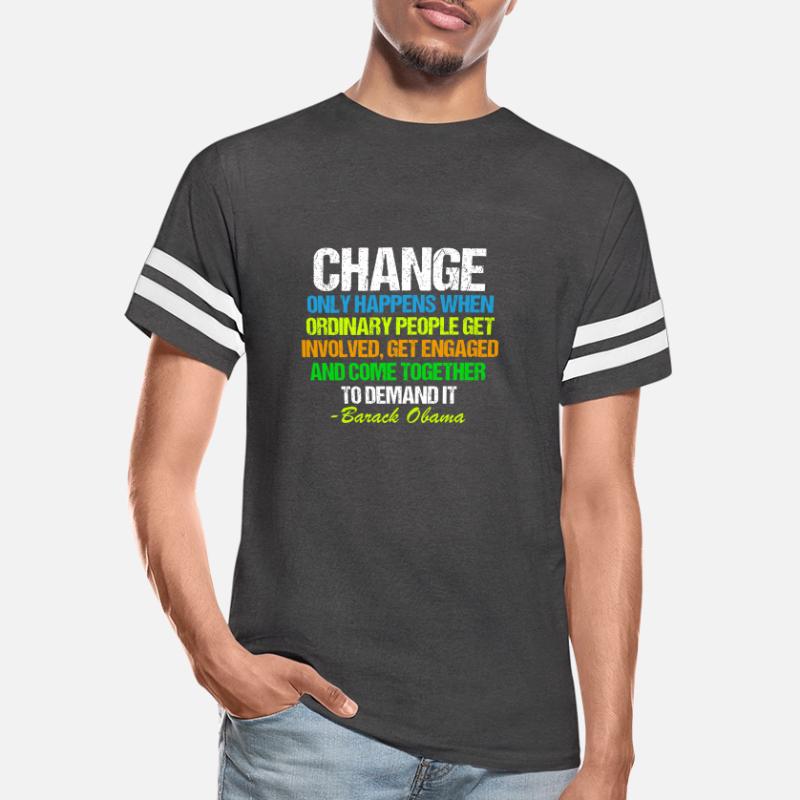 Obama-change T-Shirts | Unique Designs | Spreadshirt