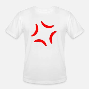 Anime Angry Sign Cartoon Style Simple Red Anger Sign Stock Vector