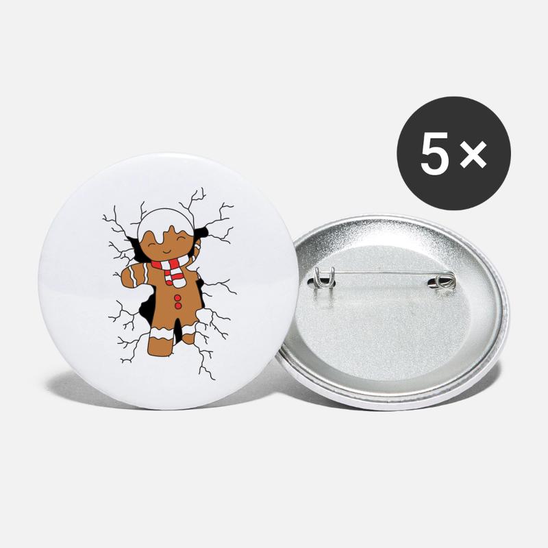 Gingerbread Man Buttons & Pins | Unique Designs | Spreadshirt