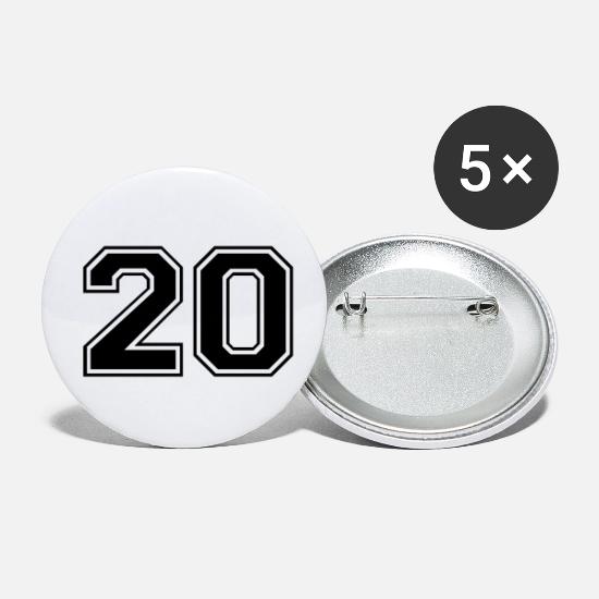 Number 20 Black