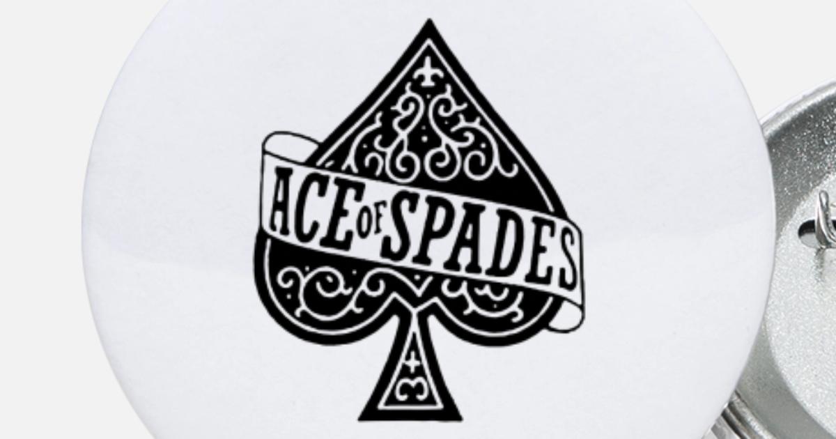 Ace Of Spades Logo Ace Of Spades Filigree Symbol Playing Card Pattern