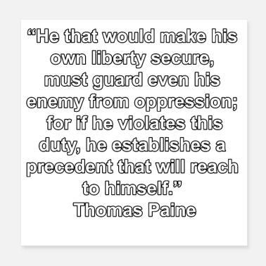 Voluntaryism Quotes Thomas Paine Secure Liberty Quote' Kids' Vintage