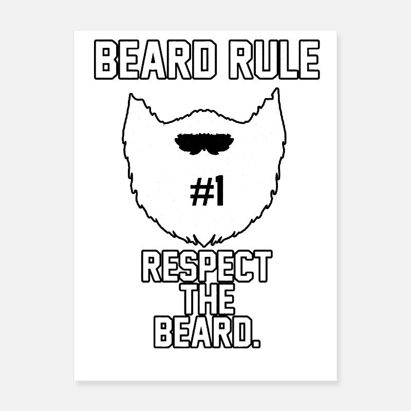 Beards Posters | Unique Designs | Spreadshirt