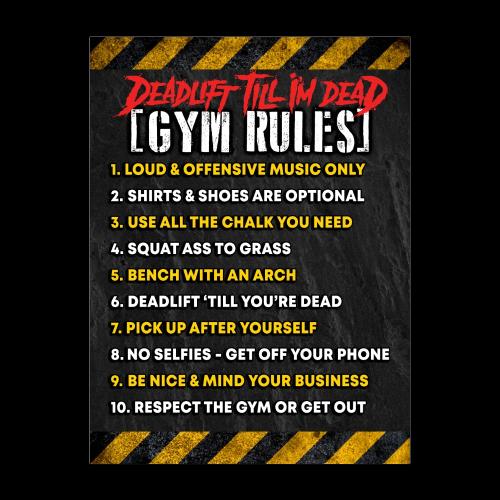 DEADLIFT TILL IM DEAD