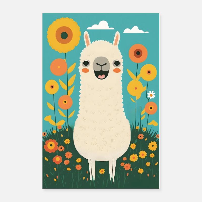 Llama Posters | Unique Designs | Spreadshirt