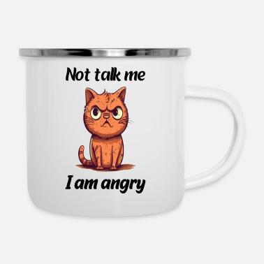 No Angry Cat Angry Cat No Banana Sticker