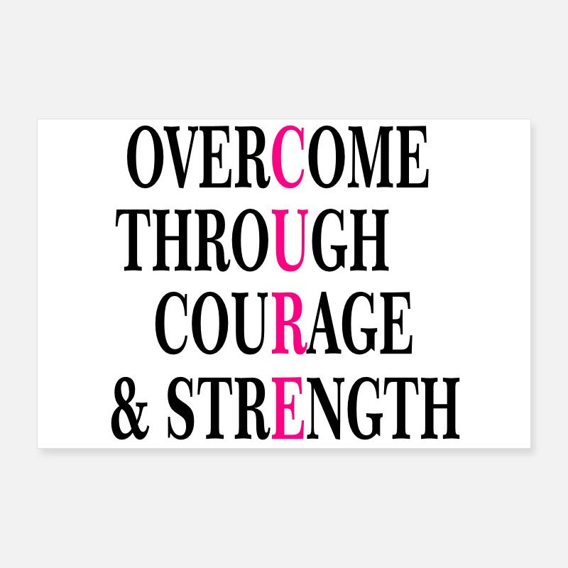 Fight Cancer Posters | Unique Designs | Spreadshirt