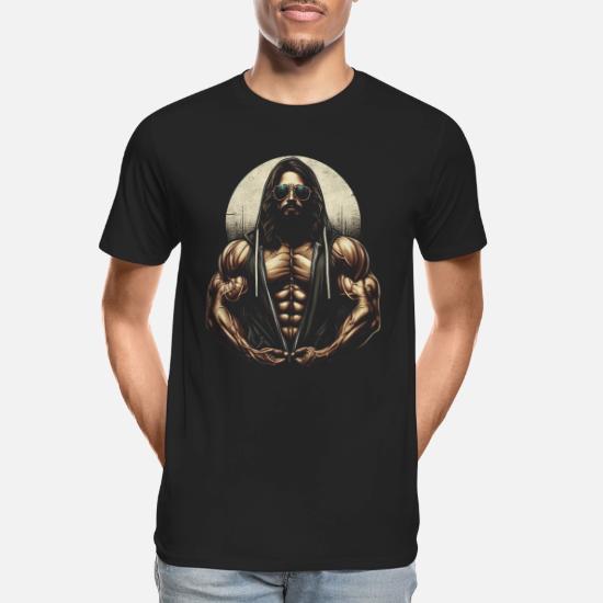 Jacked Jesus Muscular Handsome Jesus Actual Face And Jacked Body...