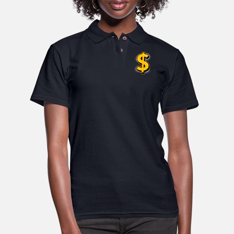 Dollar Sign Polo Shirts | Unique Designs | Spreadshirt