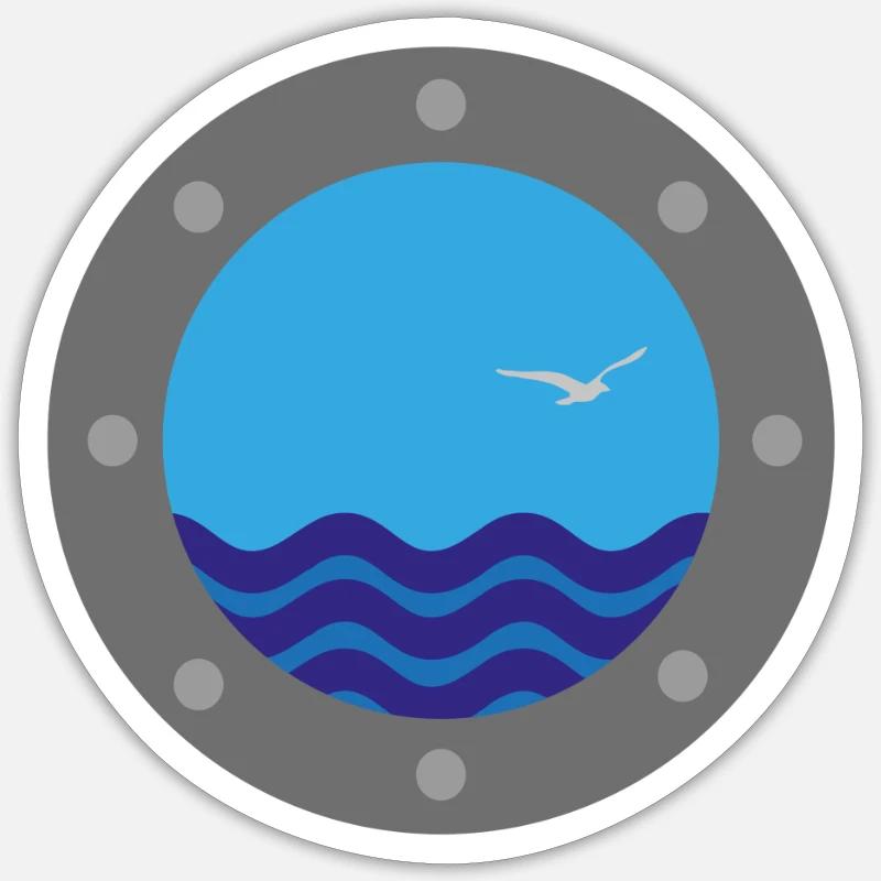 Portholes Stickers | Unique Designs | Spreadshirt