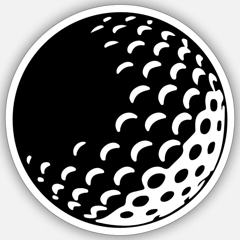 Golf-ball-and Stickers | Unique Designs | Spreadshirt