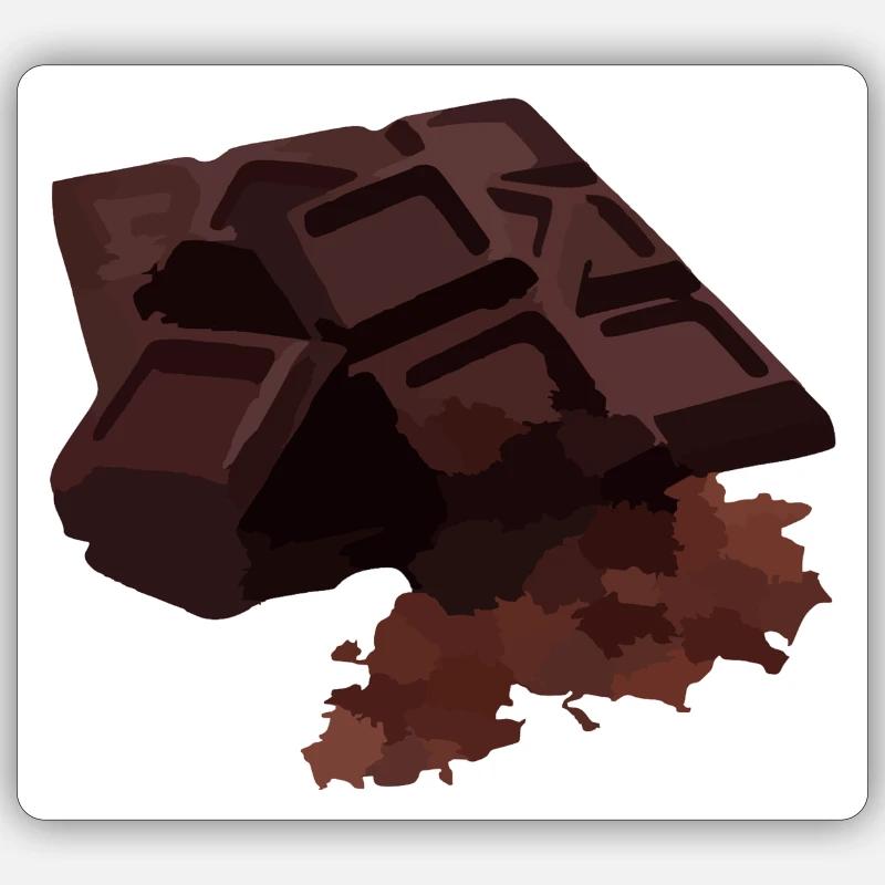Chocolate-bar Stickers | Unique Designs | Spreadshirt