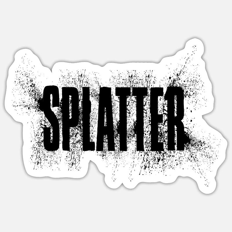 Splattering Stickers | Unique Designs | Spreadshirt