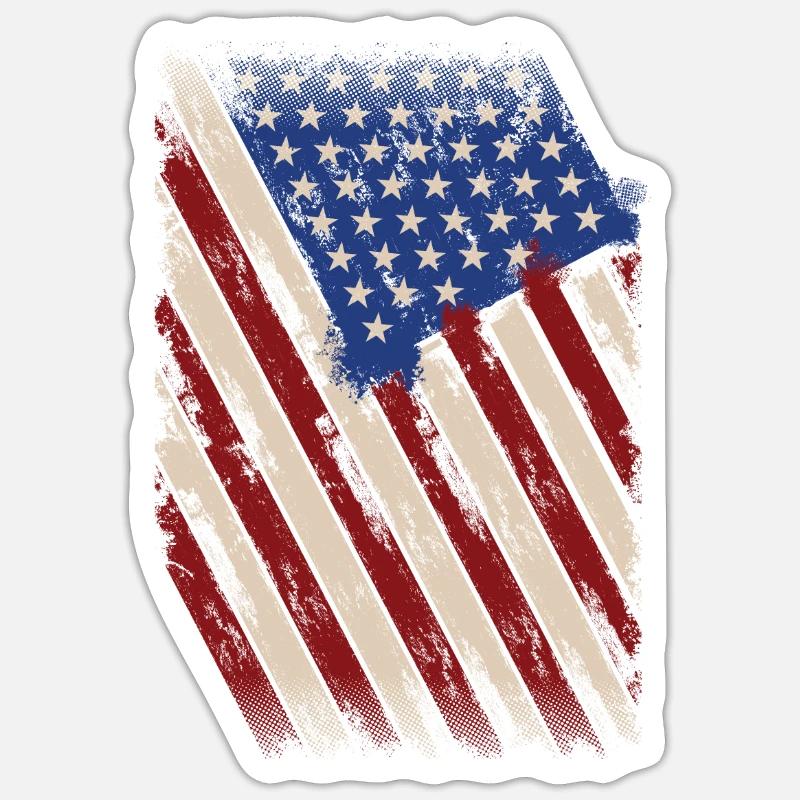 American-flags Stickers | Unique Designs | Spreadshirt