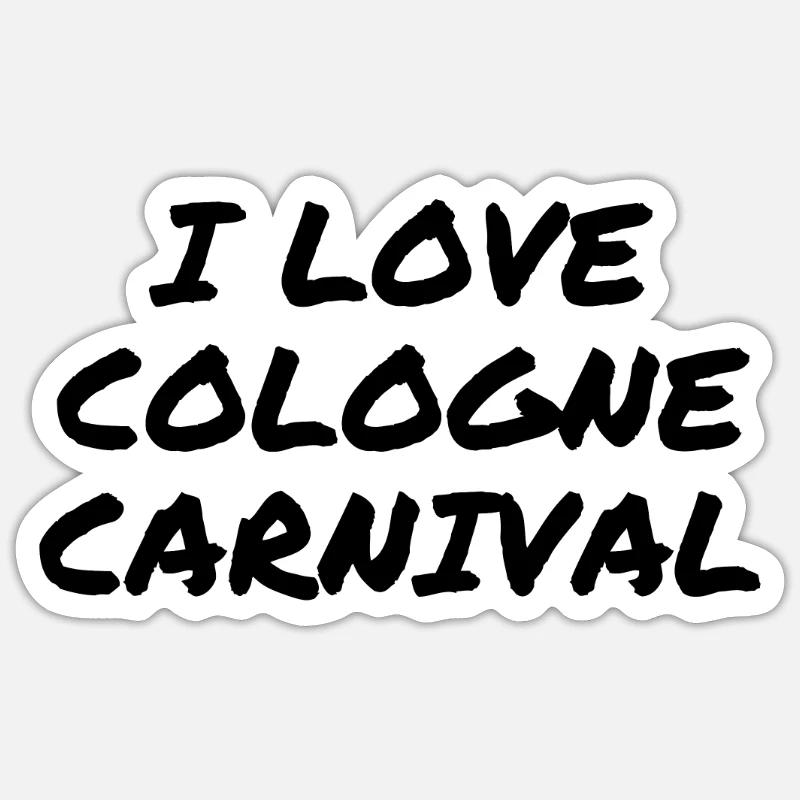 Cologne Carnival Stickers | Unique Designs | Spreadshirt