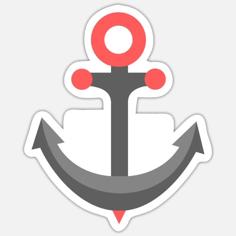 Anchors Stickers | Unique Designs | Spreadshirt