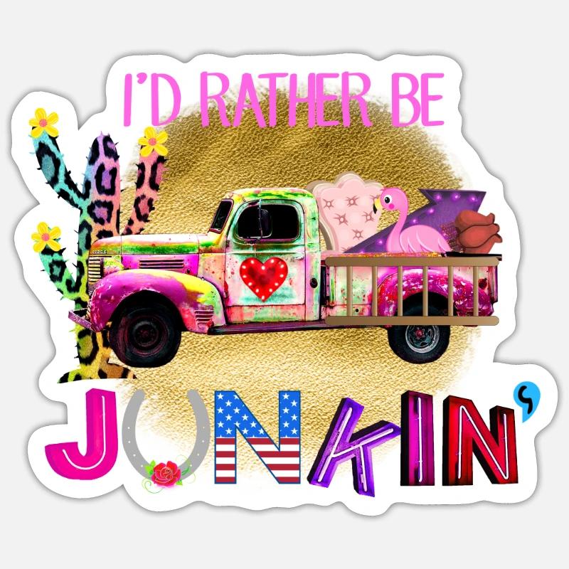 Junkin Stickers | Unique Designs | Spreadshirt