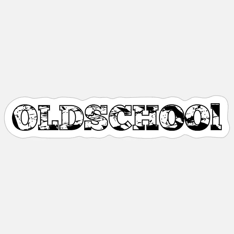 Oldschools Stickers | Unique Designs | Spreadshirt