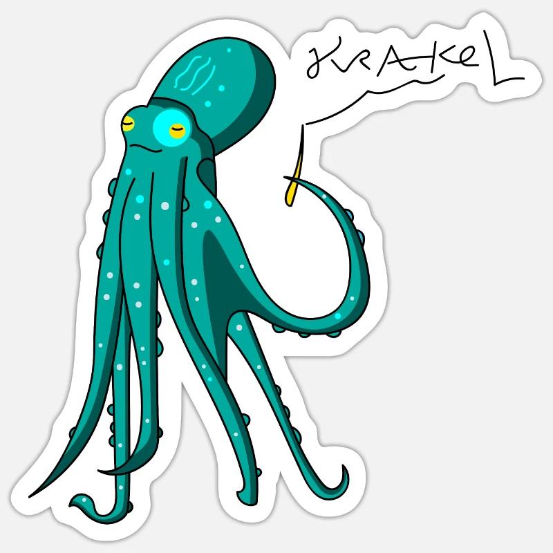 Kraken Stickers | Unique Designs | Spreadshirt