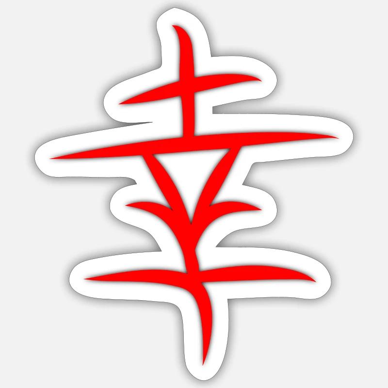 Chinese Symbols Stickers | Unique Designs | Spreadshirt