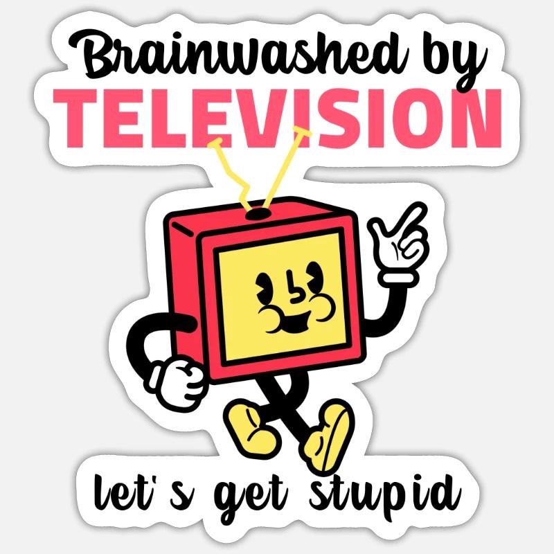Television Stickers | Unique Designs | Spreadshirt