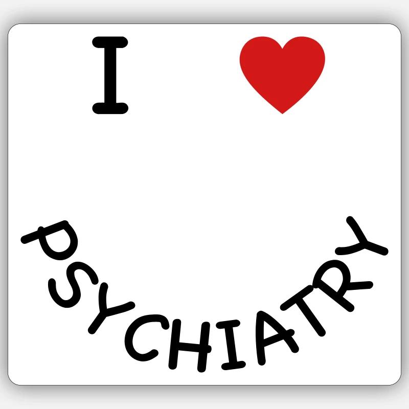Psychiatry Stickers | Unique Designs | Spreadshirt