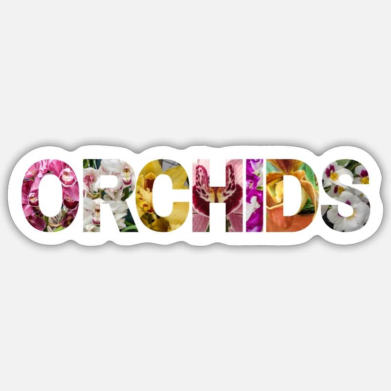 Orchid Stickers | Unique Designs | Spreadshirt