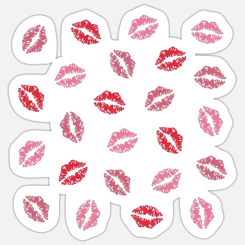 Kisses Stickers | Unique Designs | Spreadshirt