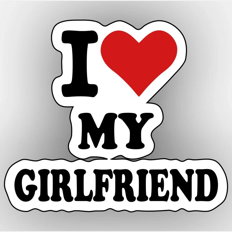 Girlfriend Stickers | Unique Designs | Spreadshirt